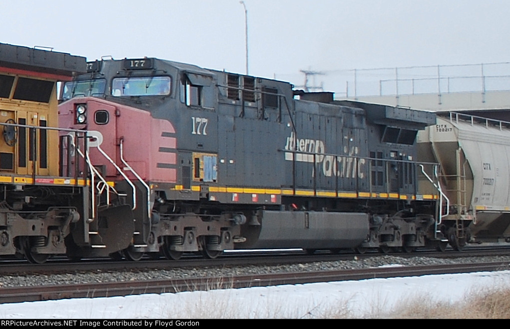 SP 177 on eastbound UP train